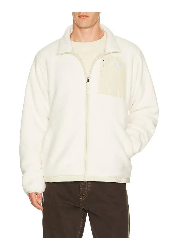 The North Face Yumiori Off Peak Full Zip Jacket - White Dune & Desert Stone