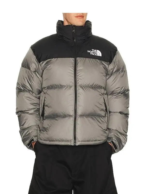 The North Face 1996 Retro Nuptse Jacket - Smoked Pearl & Tnf Black