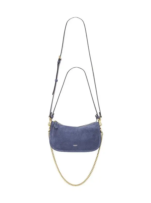 COACH Waverly Shoulder Bag - Light Denim
