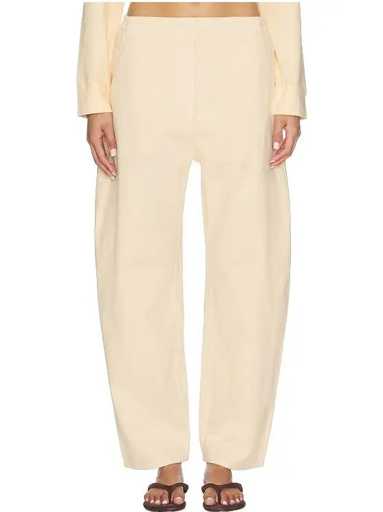 LESET Chloe Barrel Pant - Butter