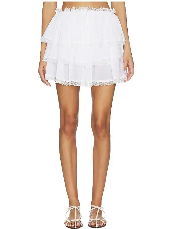 Astr The Label Genever Skort - White