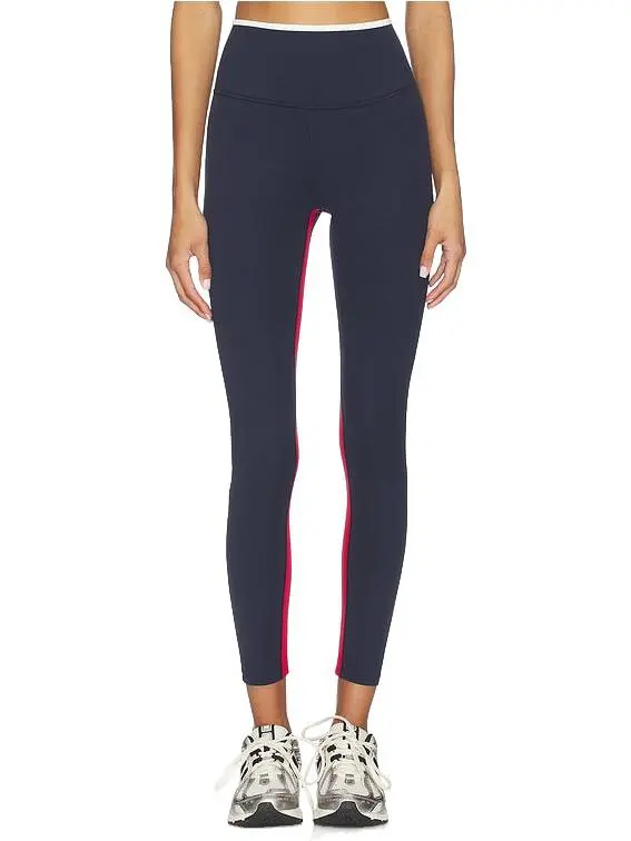 Splits59 Easton Rigor High Waist 7/8 Legging - Indigo & White