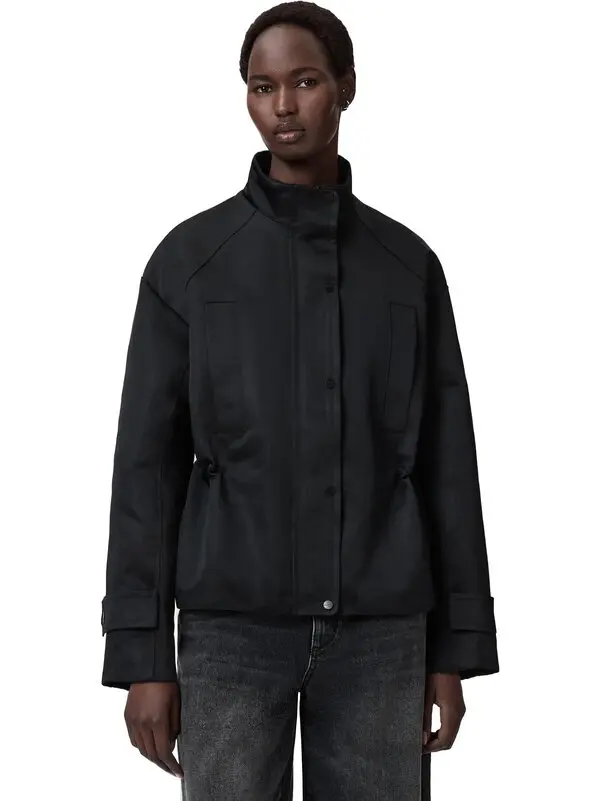 ALLSAINTS Luellah Oversized Jacket - Black