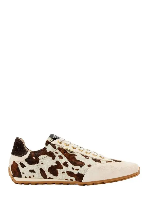 ALLSAINTS Liam Cowhide Sneakers - Cow Print