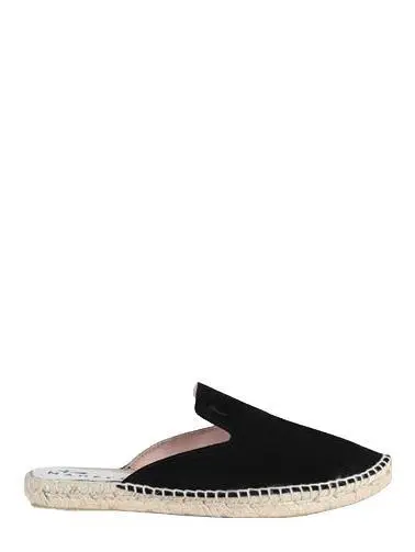 Manebí Soft Leather Espadrilles - Black