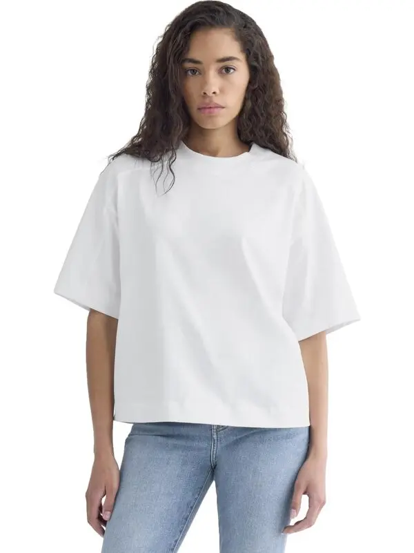 Everlane Oversized Seamed T-shirt - White