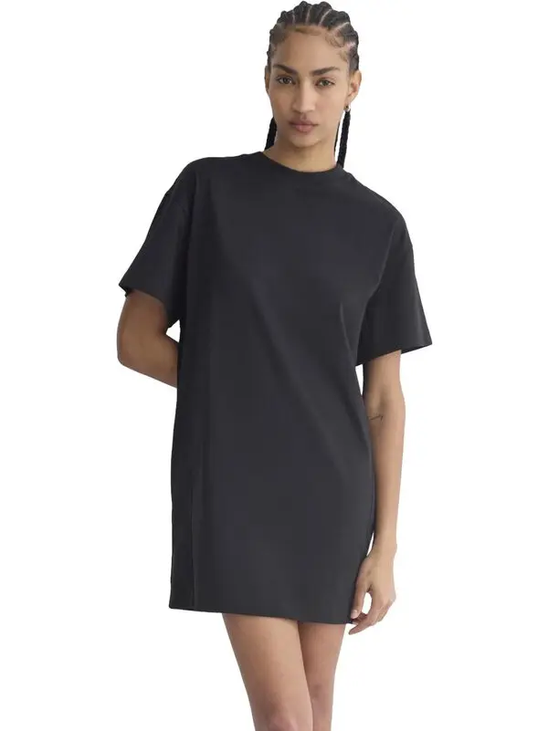 Everlane Weekend T-shirt Mini Dress - Black