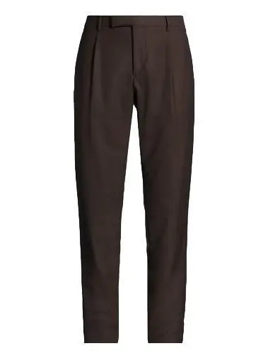 LARDINI Tailored Wool Pants - Brown