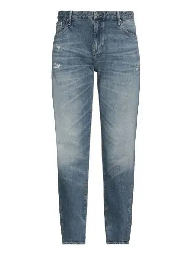 Armani Exchange Jeans In Cotton And Elastane - Blue