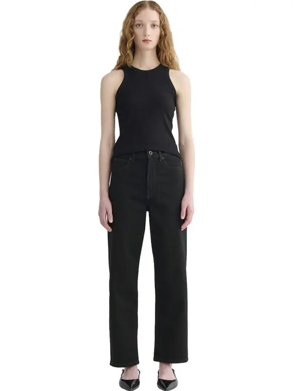 Everlane Way-high® Straight Leg Jean 2.0 - Black