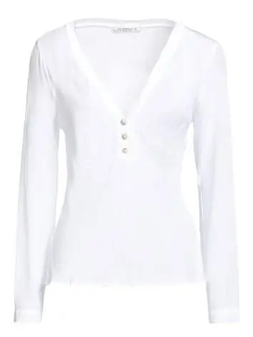 LE STREGHE Ivory Viscose Top - White