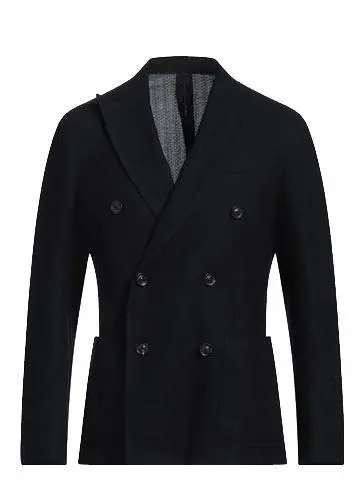 LARDINI Blazer Midnight Size Cotton - Blue