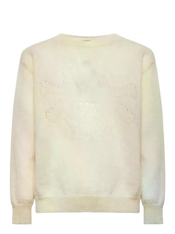 John Richmond Cutout-detail Sweater - Neutrals
