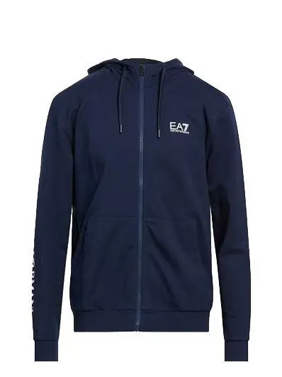 EA7 Cotton Fleece Sweatshirt - Blue