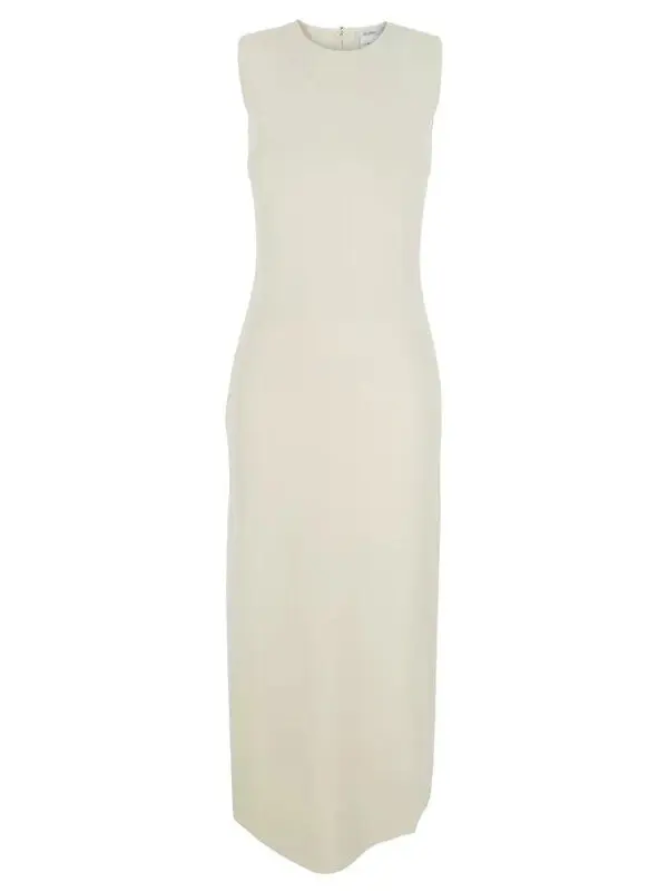 Max Mara Sleeveless Midi Dress - Neutrals
