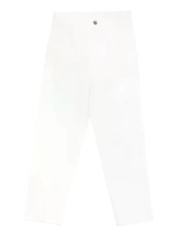 Eleventy Belt-loops Trousers - White