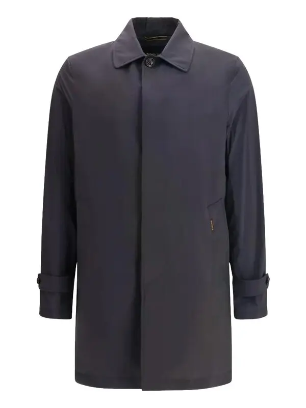 MOORER Vittor-ac Button-up Coat - Grey