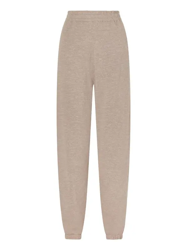 THE ROW Nadir Tapered Cotton And Linen-blend Pants - Neutrals