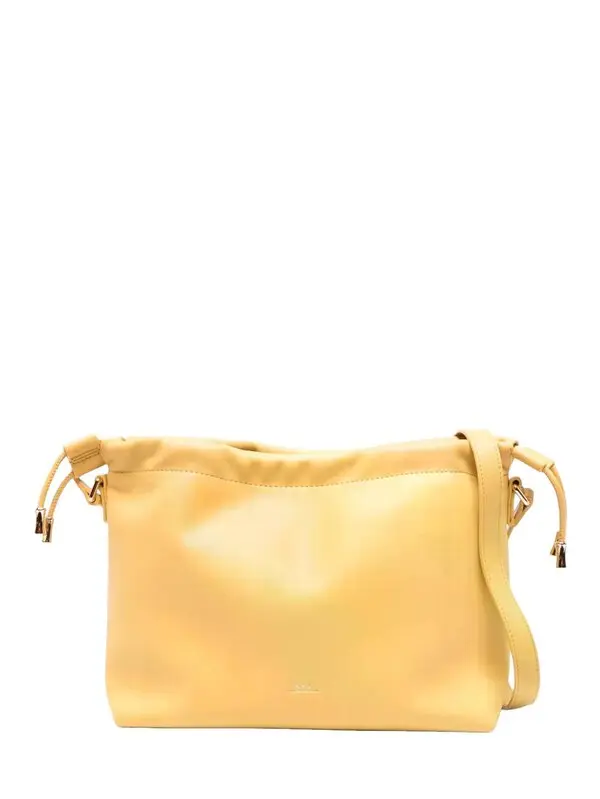 A.p.c. Ninon Drawstring Shoulder Bag - Yellow