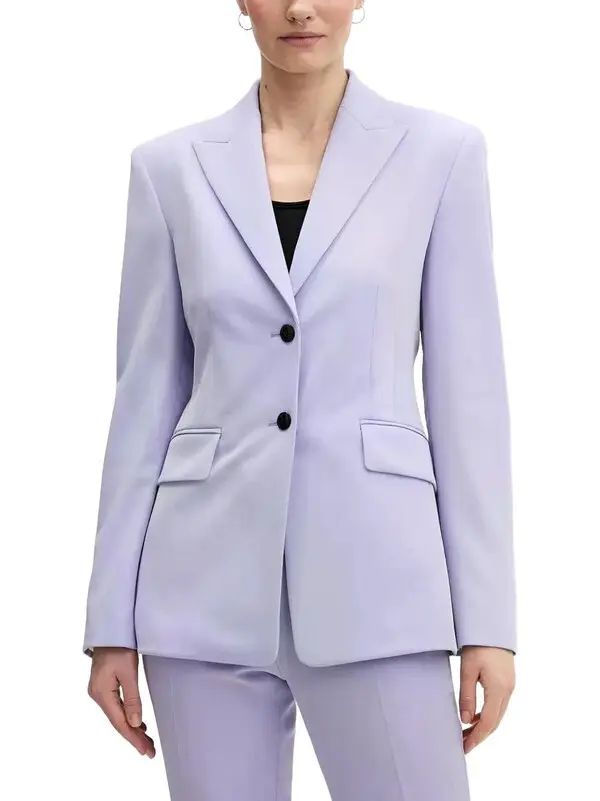Hugo Asmalla Buttoned Blazer - Purple