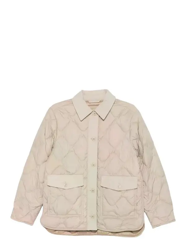 Woolrich Quilted Buttoned Jacket - Neutrals