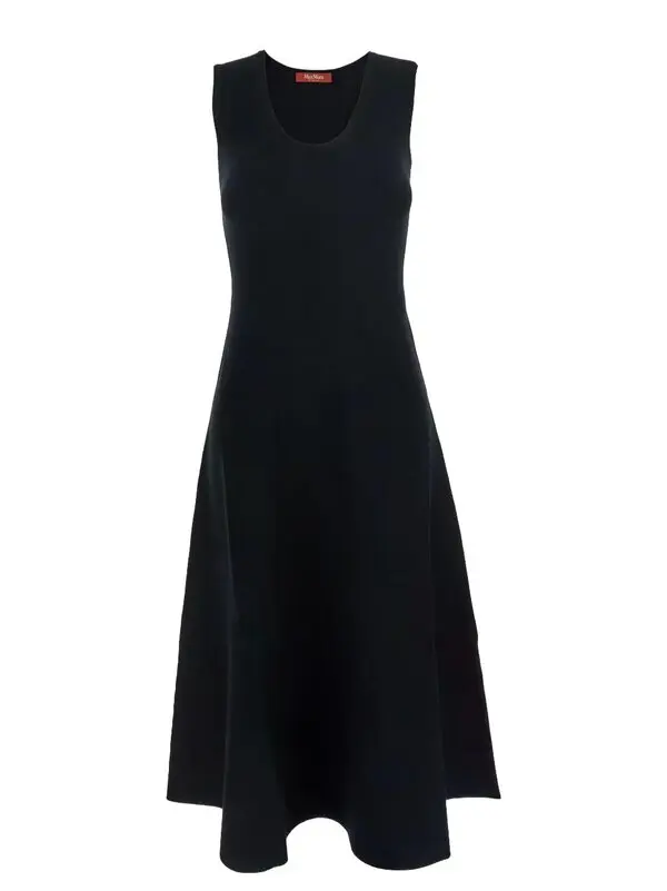 Max Mara Furetto Sleeveless Midi Dress - Black