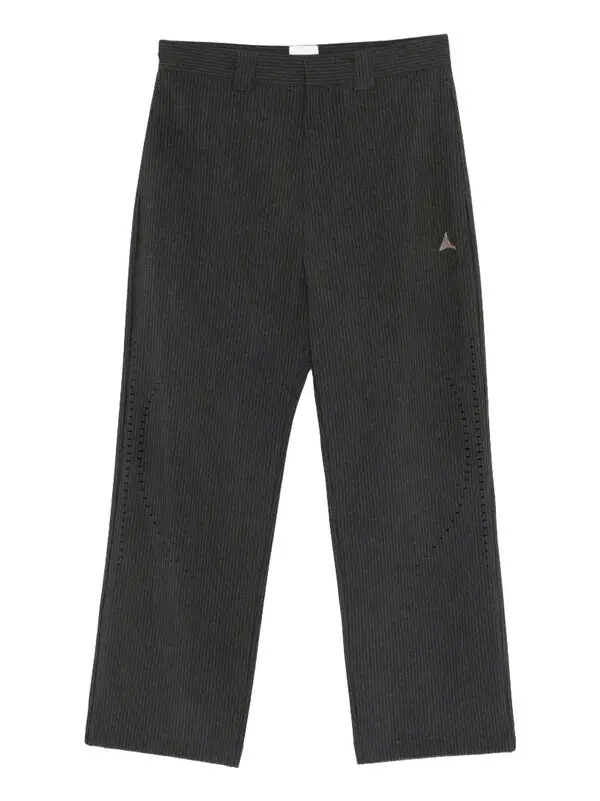 ROA Pinstripe Trousers - Grey