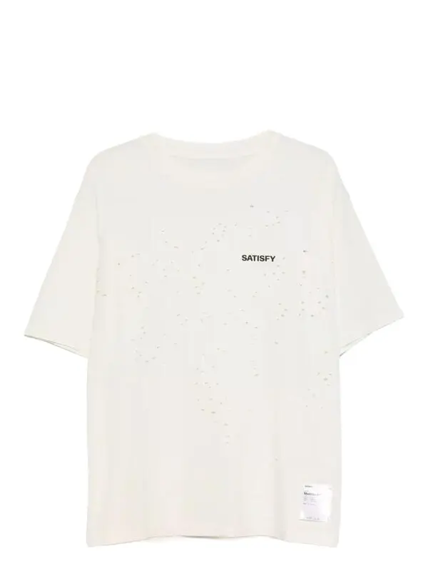 Satisfy Crew-neck T-shirt - White