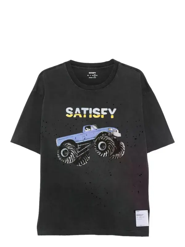 Satisfy Graphic-print T-shirt - Grey