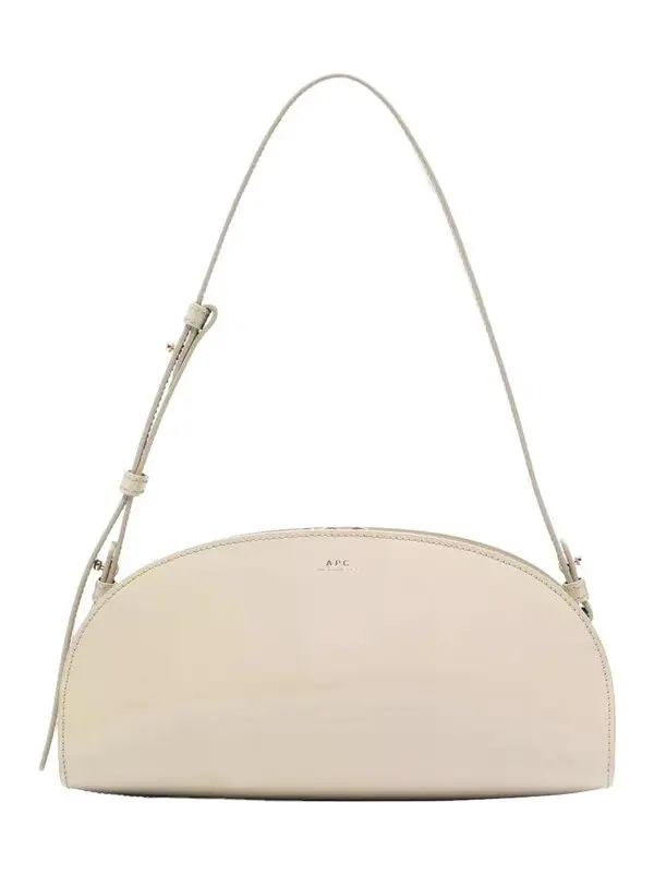A.p.c. Half-moon Shoulder Bag - Neutrals