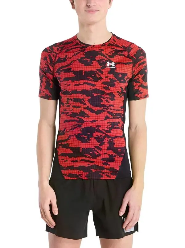 Under Armour Heatgear Printed Short-sleeve T-shirt - Red