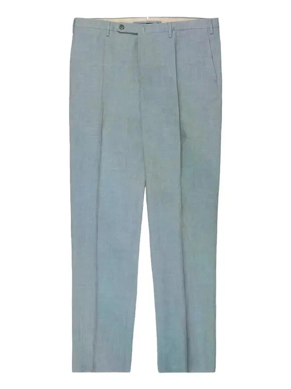 Incotex Pressed-crease Tailored Trousers - Blue