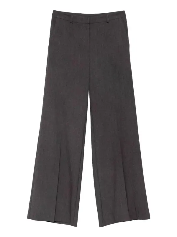 REWIND Wide Leg Trousers - Grey