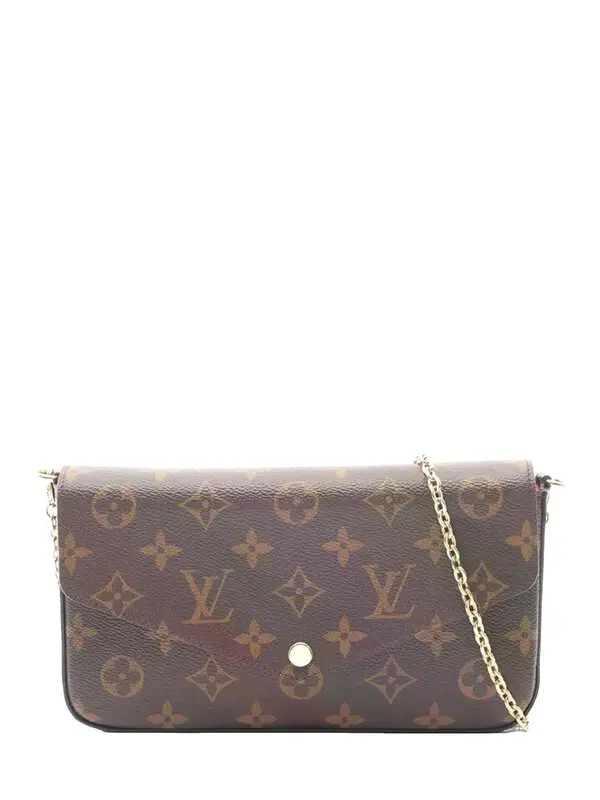 LOUIS VUITTON Monogram Pochette Felicie - Brown
