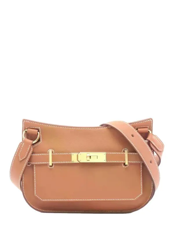 Hermès 2025 Mini Swift Jypsiere Crossbody Bag - Brown