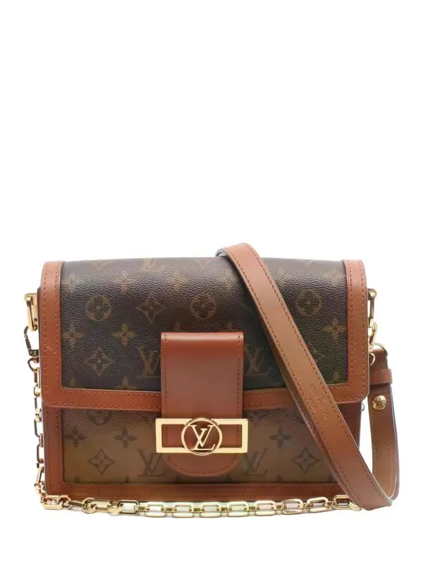 LOUIS VUITTON 2019 Monogram Reverse Dauphine Mm - Brown