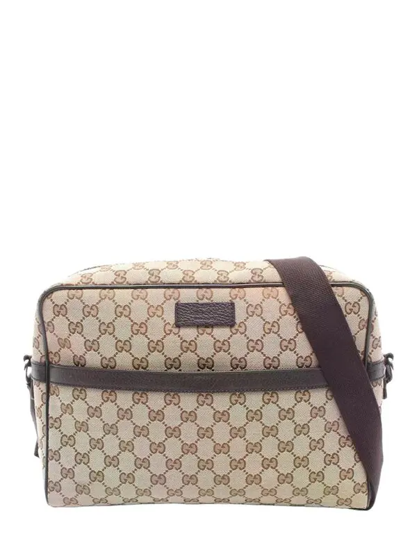 Gucci Gg Canvas Crossbody Bag 2000-2015 - Brown