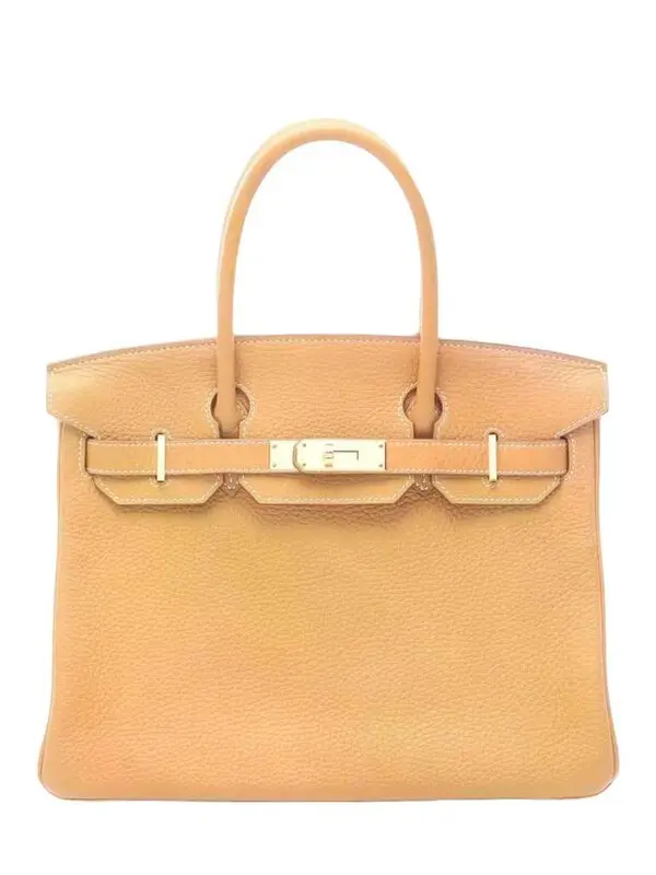 Hermès 1962 Clemence Birkin 30 Handbag - Brown
