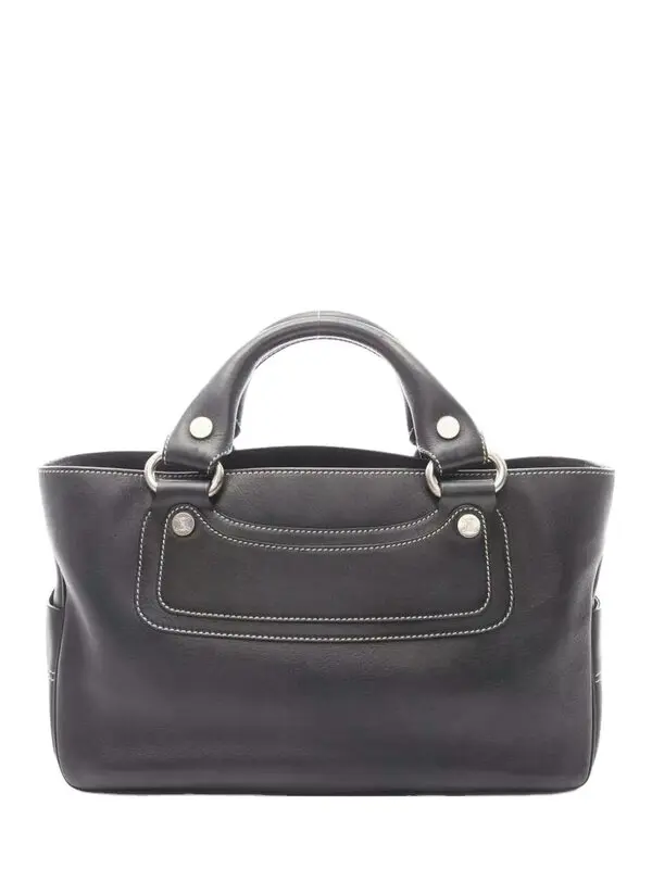 Celine 20th Century Leather Boogie Handbag - Black