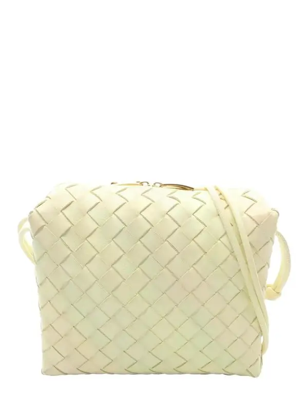 Bottega Veneta 2012-2026 Small Intrecciato Loop Camera Crossbody Bag - Yellow