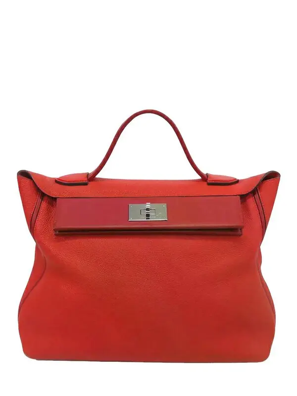 Hermès 2019 Maurice And Swift 24/24 35 Tote Bag - Red