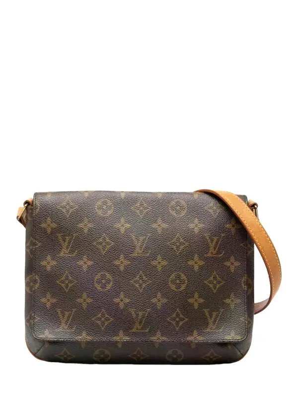 LOUIS VUITTON 2004 Monogram Musette Tango - Brown