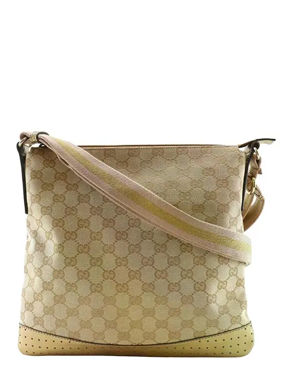 Gucci Gg Canvas Web Crossbody Bag 2000-2015 - Brown