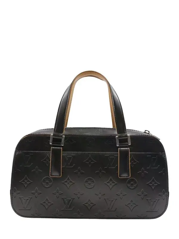 LOUIS VUITTON 2003 Monogram Mat Shelton Handbag - Grey