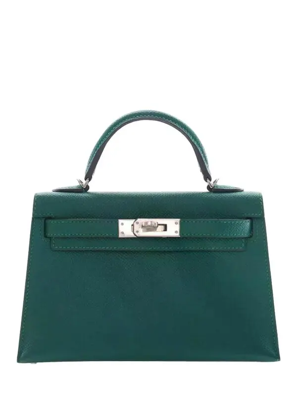 Hermès 2017 Mini Epsom Kelly Sellier Ii 20 Satchel - Green