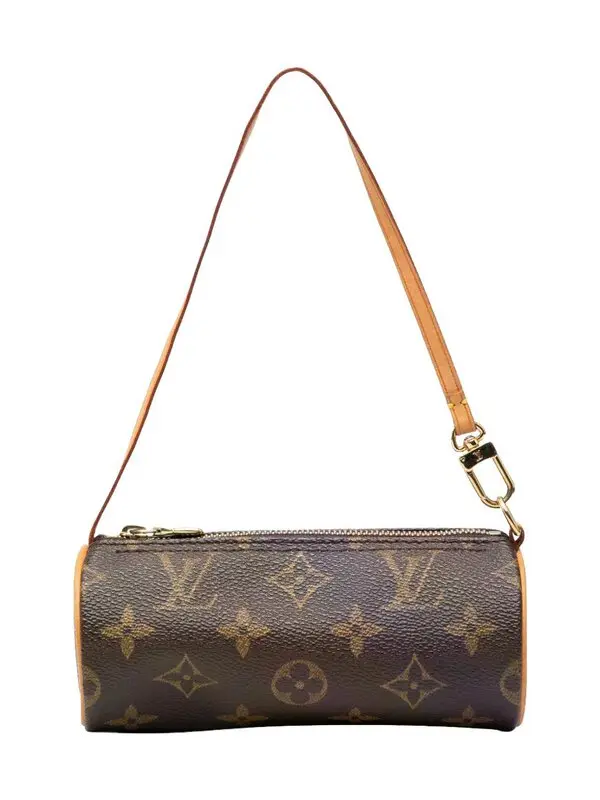 LOUIS VUITTON 1990-2010 Monogram Papillon Pochette - Brown