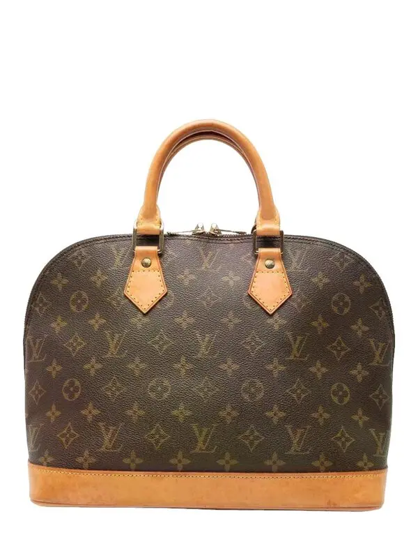 LOUIS VUITTON 1995 Monogram Alma Pm Handbag - Brown