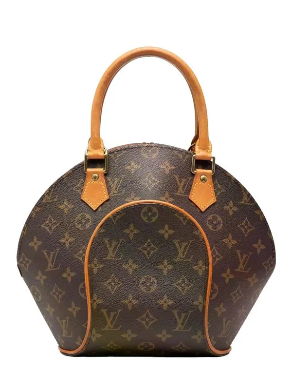 LOUIS VUITTON 1998 Monogram Ellipse Pm Handbag - Brown