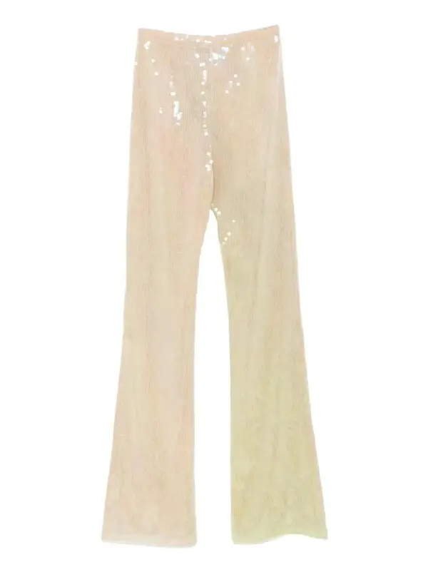Oseree Sequin Trousers - Neutrals