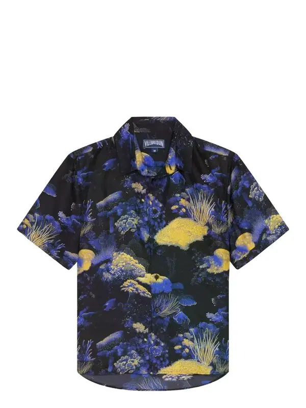 Vilebrequin Floral-print Shirt - Black